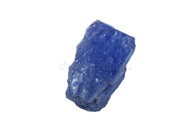 Tanzanite stock image. Image of geological, transparent - 175135547