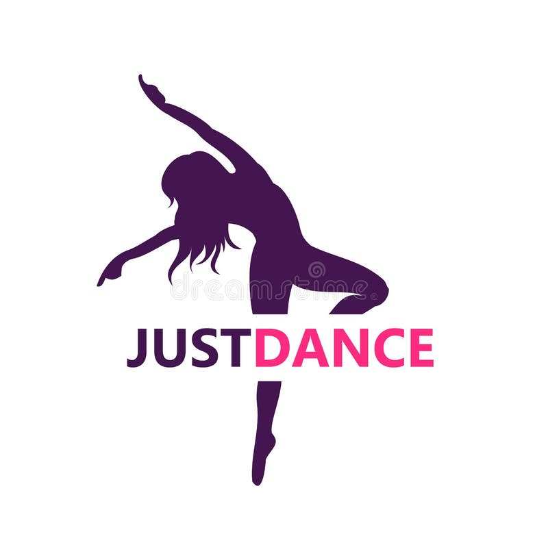 Tanzlogo-Designsymbol stock abbildung. Illustration von ikone - 125584033