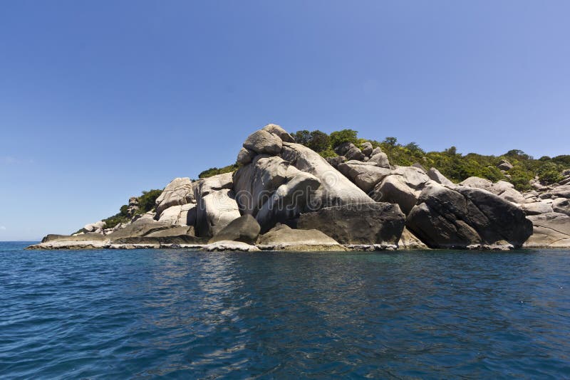 Tao Island in South of Thailand Stock Image - Image of landscape ...