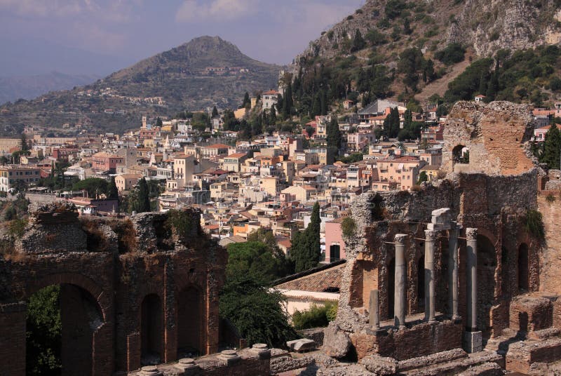 Italy Sicily Taormina - Symbol of Sicily in Ceramic Stock Image - Image ...