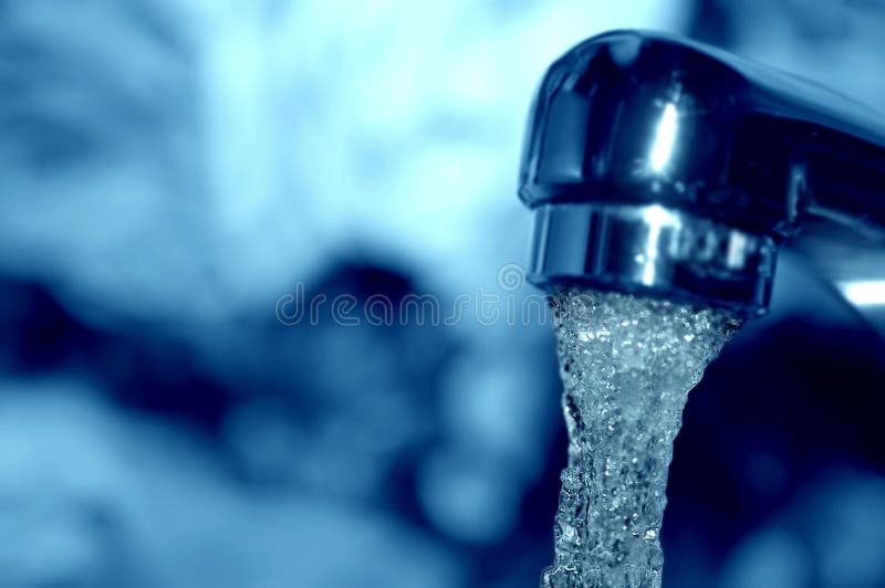 Pure Water Flowing N Dropping from Pipe Stock Photo - Image of clean ...