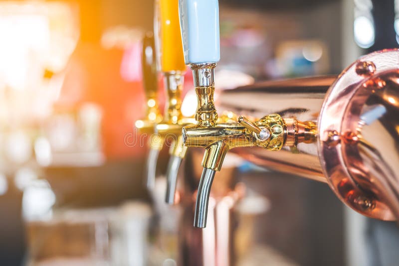 The Beer tap stock image. Image of female, fresh, liquid - 129757739