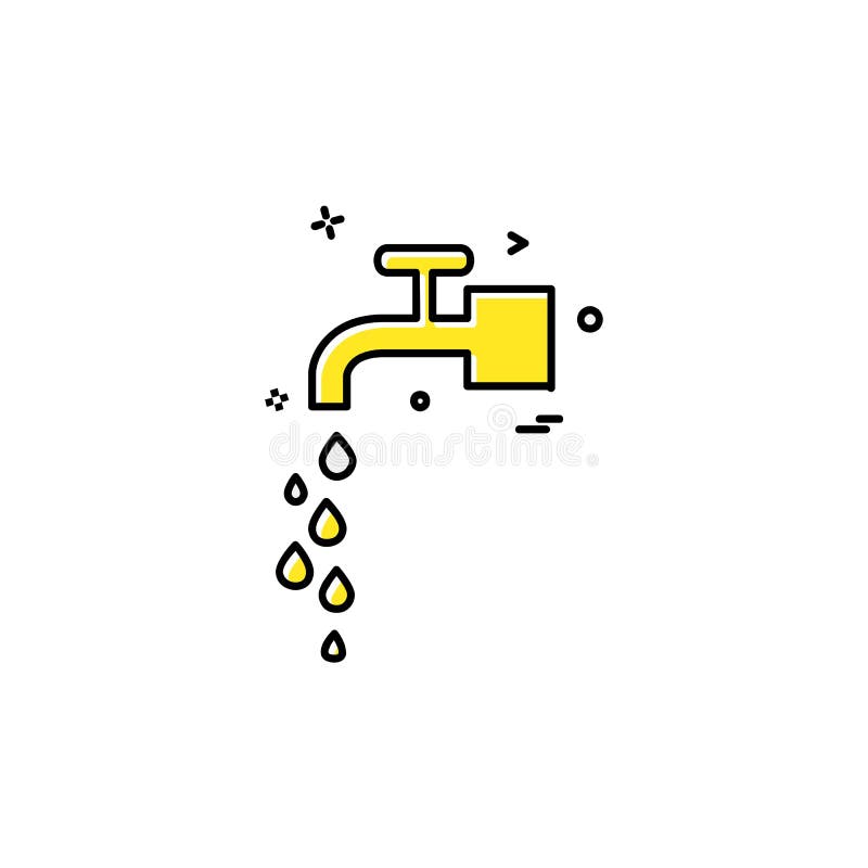 Tap icon design vector stock vector. Illustration of flat - 132408105
