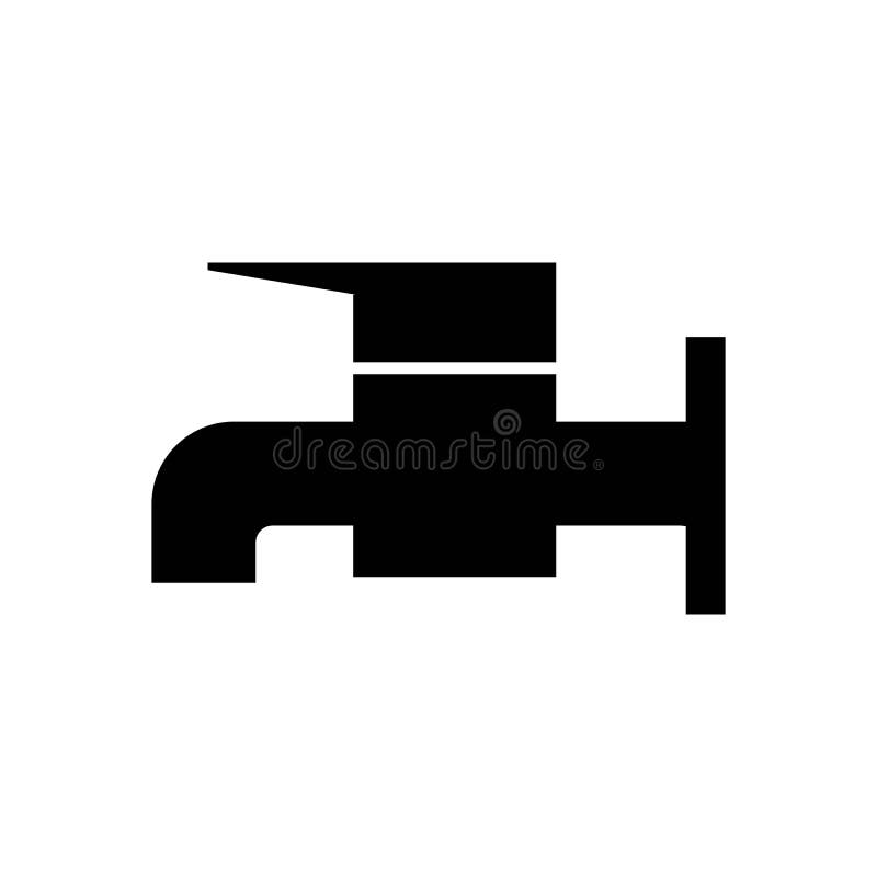 Tap Icon Logo Vector Design Stock Vector - Illustration of valve ...