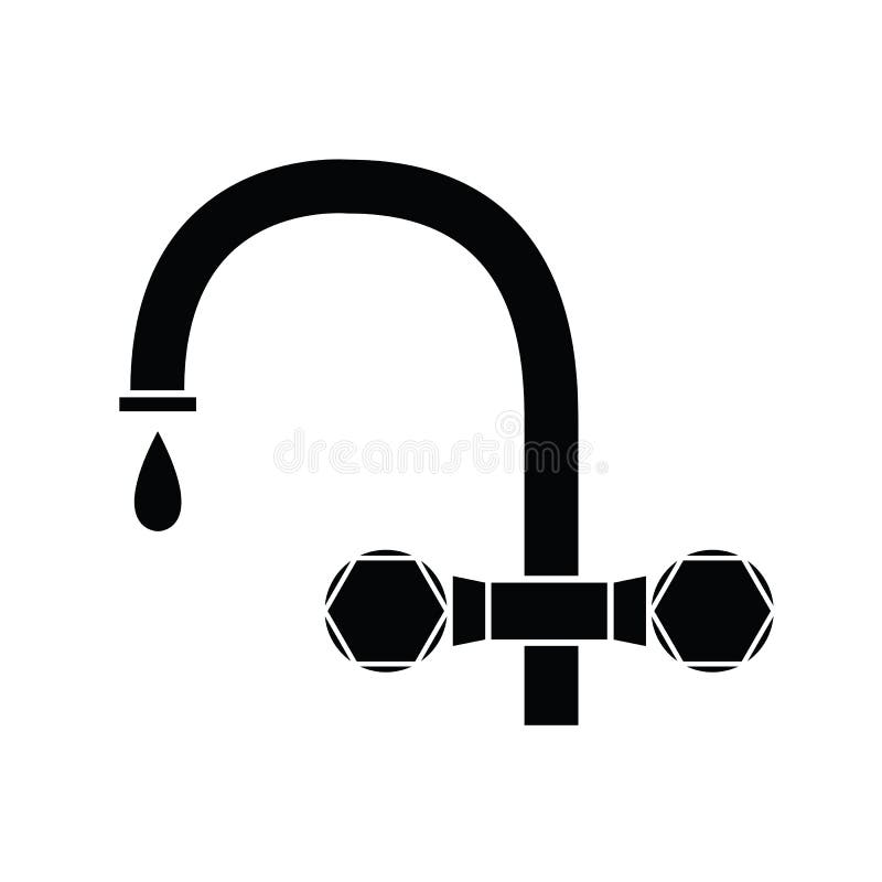 The tap icon stock illustration. Illustration of isolated - 102694048