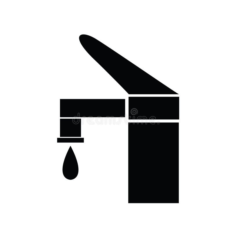 The tap icon stock vector. Illustration of handle, clean - 102694282