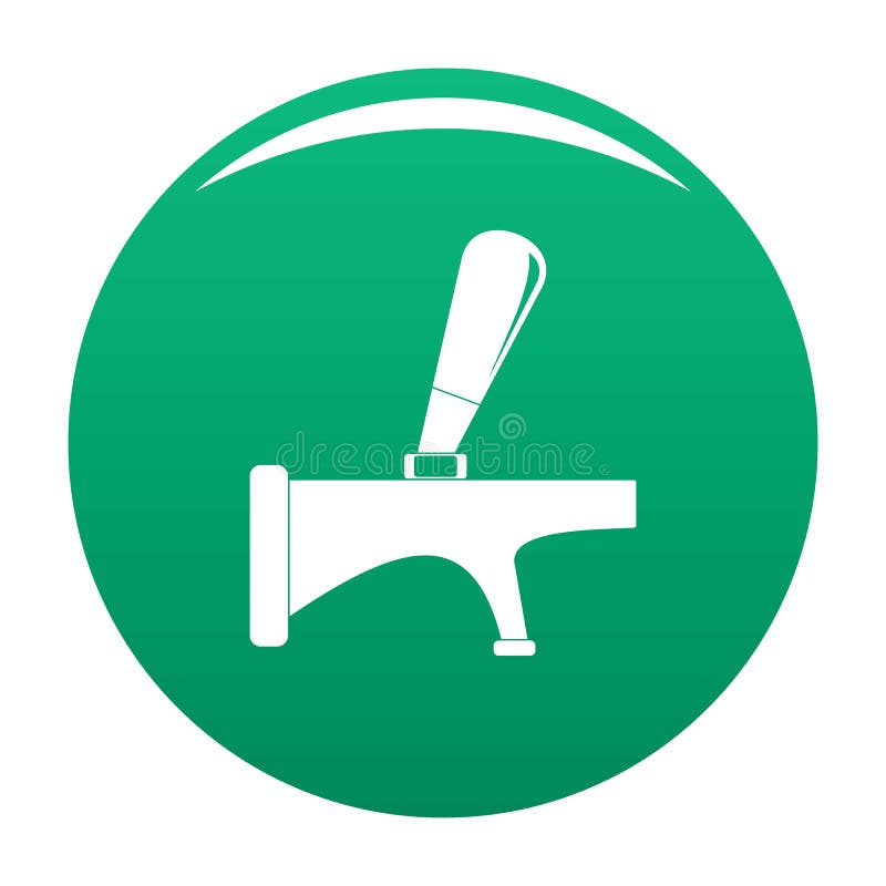 Tap icon vector green stock vector. Illustration of logo - 124659140