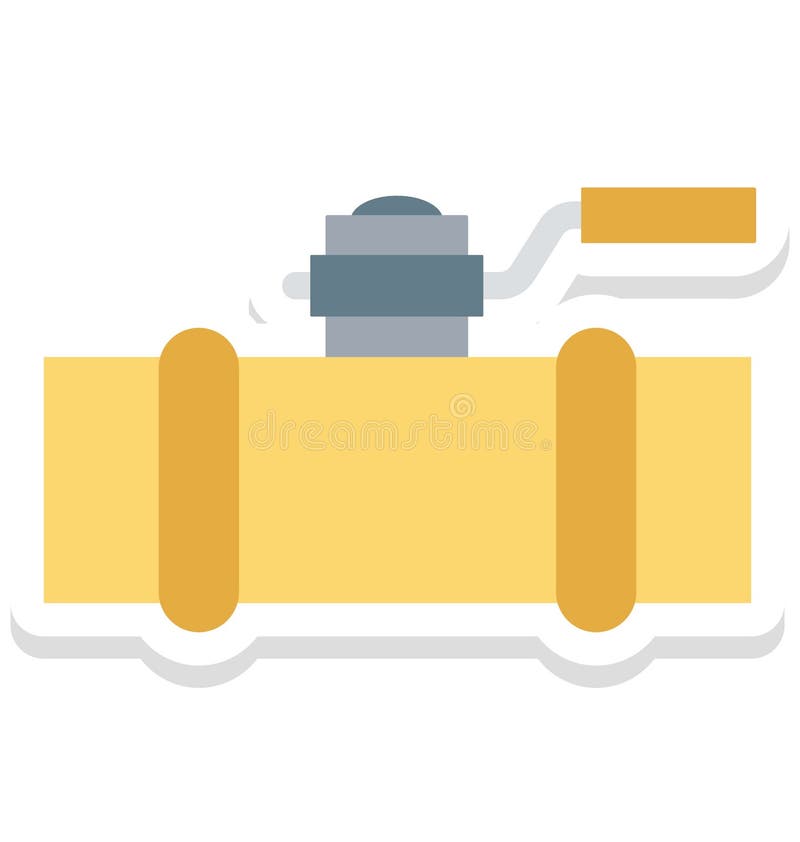 Tap Isolated Vector Icon for Construction Stock Vector - Illustration ...