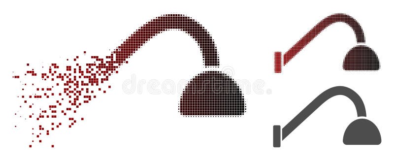 Damaged Pixel Halftone Tap Mixer Icon Stock Vector - Illustration of ...