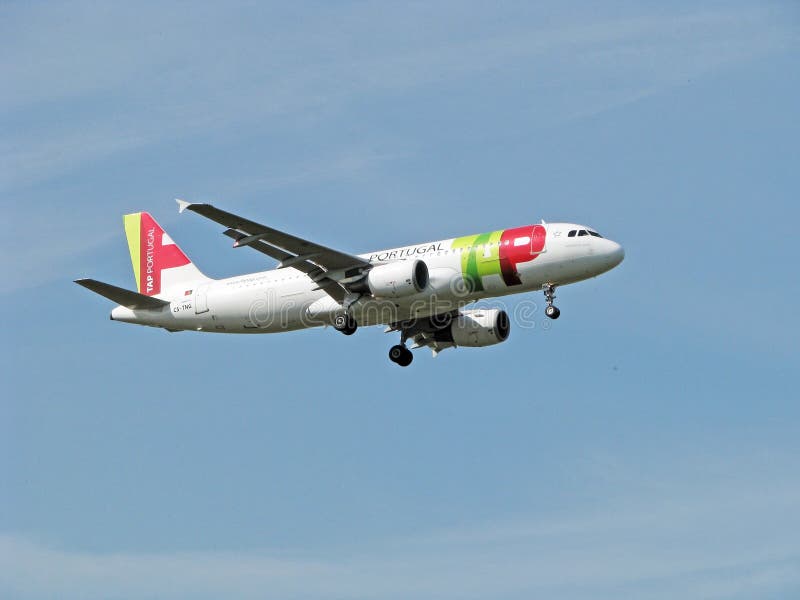 TAP Portugal Plane editorial stock photo. Image of tourist - 19120883