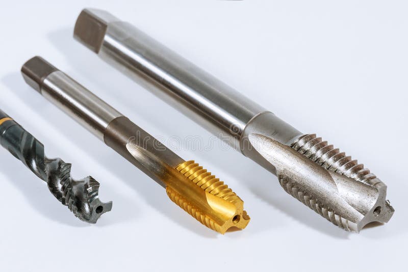 Tap for Threading in Metal. Tool for Metal Processing. Stock Image ...