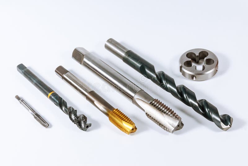 Tap for Threading in Metal. Tool for Metal Processing. Stock Image ...