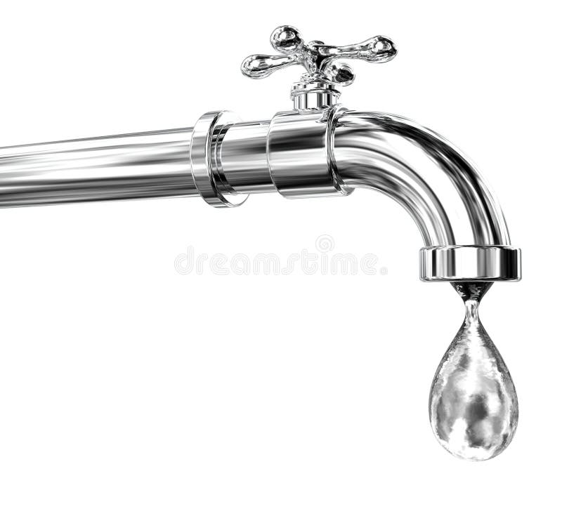 Tap with water drop stock illustration. Illustration of dirty - 143817661