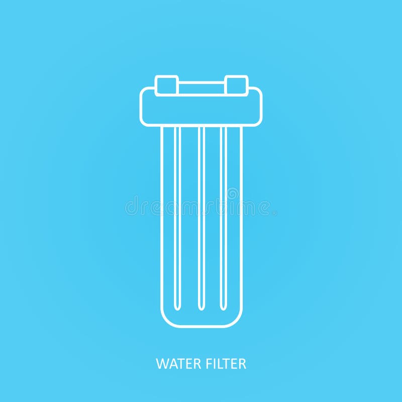 Tap Water Filter Icon. Drink and Home Water Purification Filters ...