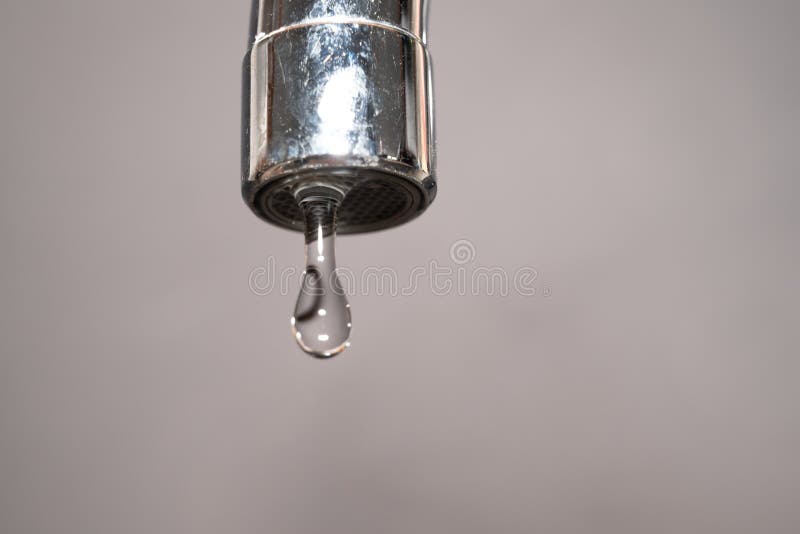 Tap from Which Water Flows. Stock Photo - Image of precipitation, drop ...