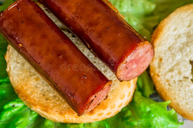 Tapas Appetizer with Smoked Sausage Stock Photo - Image of pepper ...