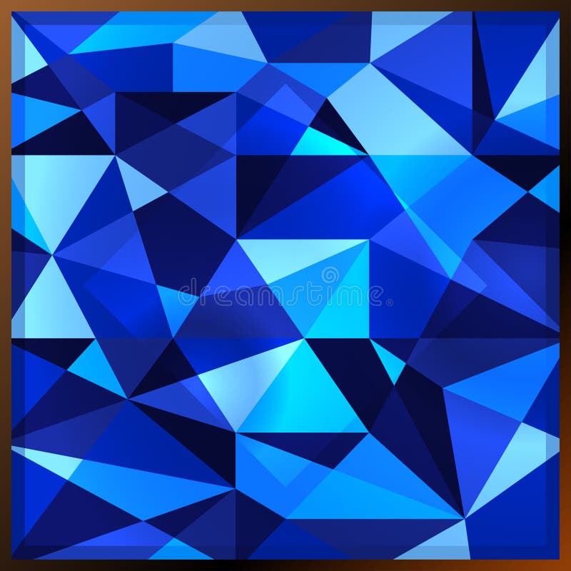 Tapas in Golden Frame, Square Blue Gem. Shiny Red Diamond Precious ...