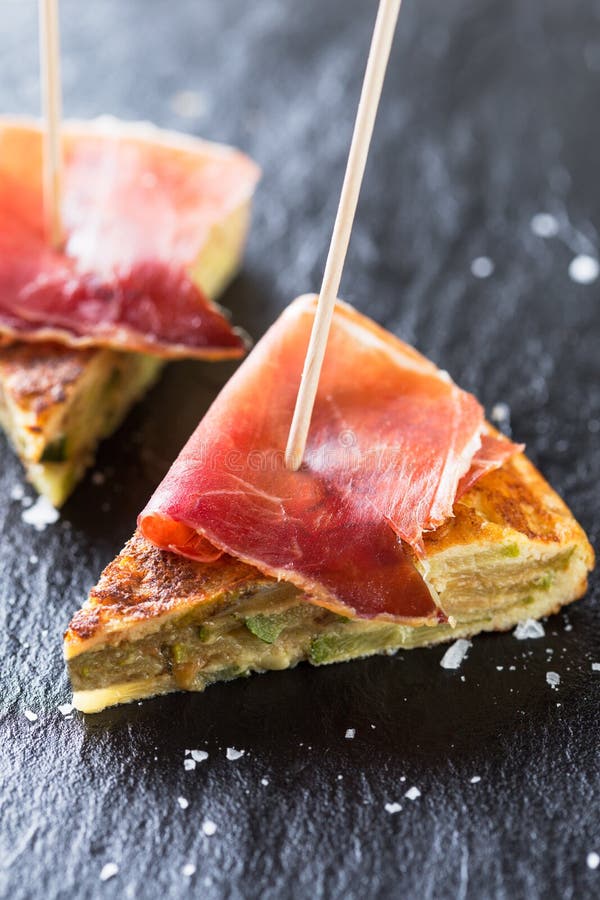 Serrano Ham stock image. Image of food, slice, meal, spanish - 23654411