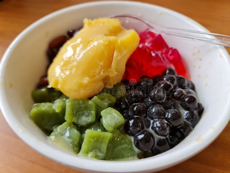 Tapay Boba Bean Ice Cream Stock Photos - Free & Royalty-Free Stock ...