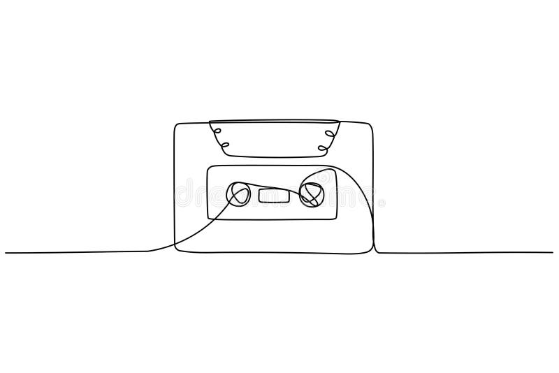 Cassette Line Drawing Stock Illustrations – 1,096 Cassette Line Drawing ...