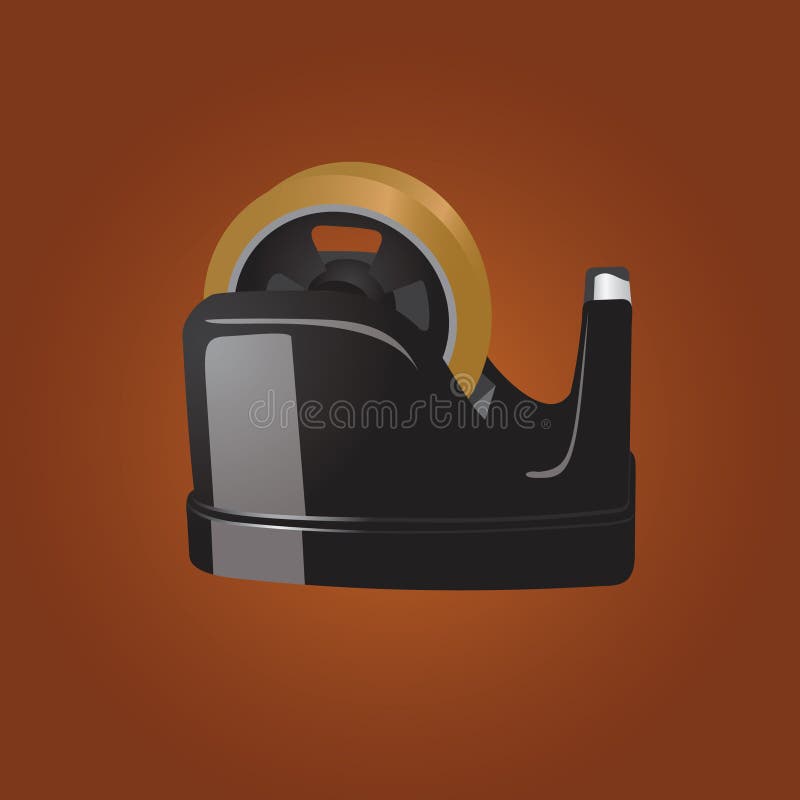 Tape Dispenser. Vector Illustration Decorative Design Stock Vector ...