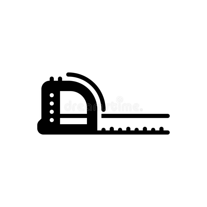 Black Solid Icon for Tape, Equipment and Scale Stock Vector ...