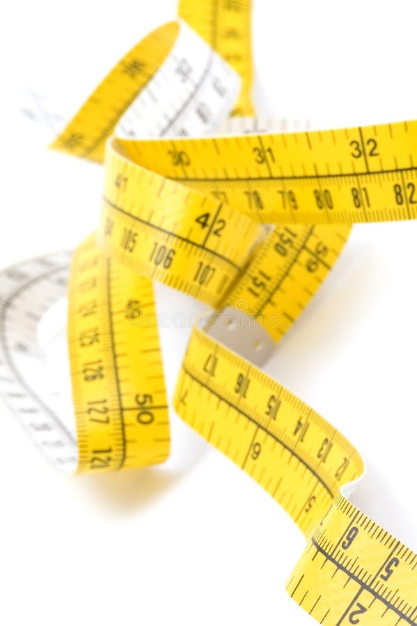 Tape-line close up stock image. Image of retractable, length - 5270889