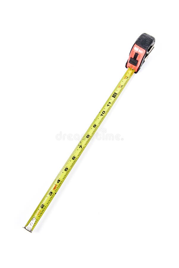 Tape Measure Extended Top View Stock Photo - Image of view, jzaring ...