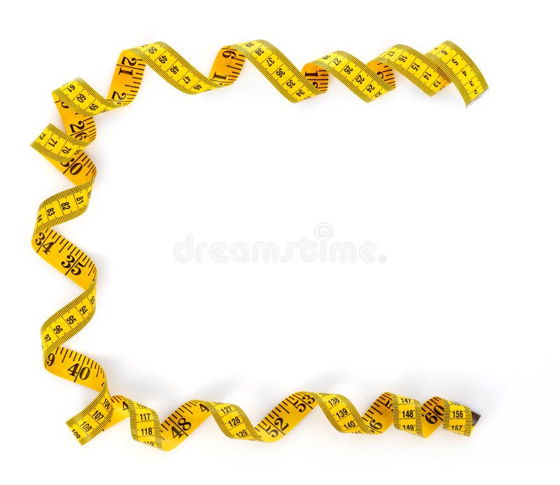 Tape measure aerial view stock image. Image of close - 54409569