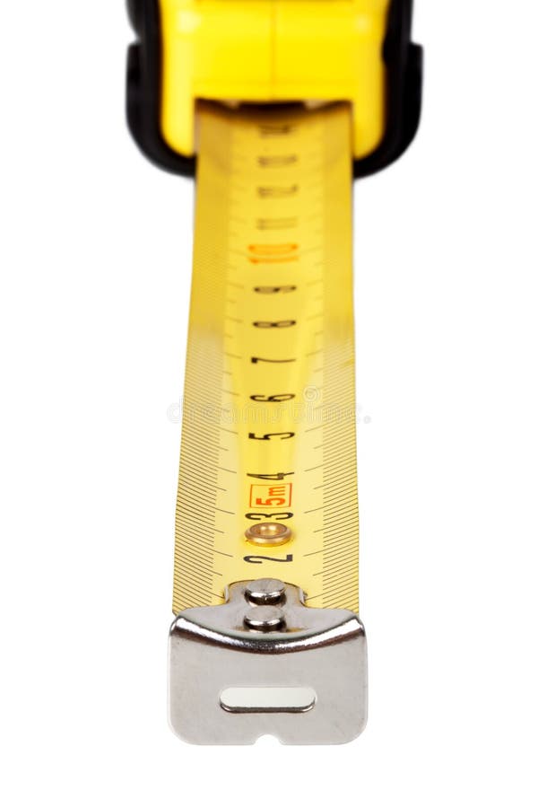 Tape measure front stock image. Image of construction - 27121793
