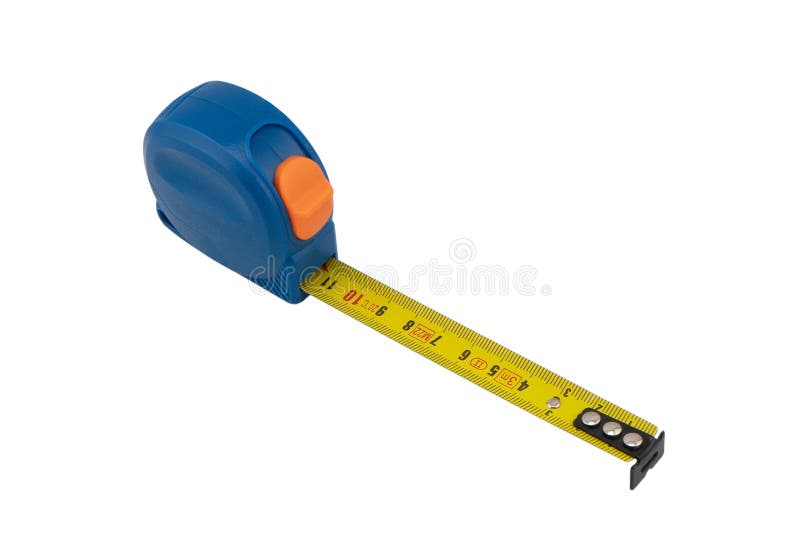 Tape Measure Isolated on White Background. Tape-measure Isolated Stock ...