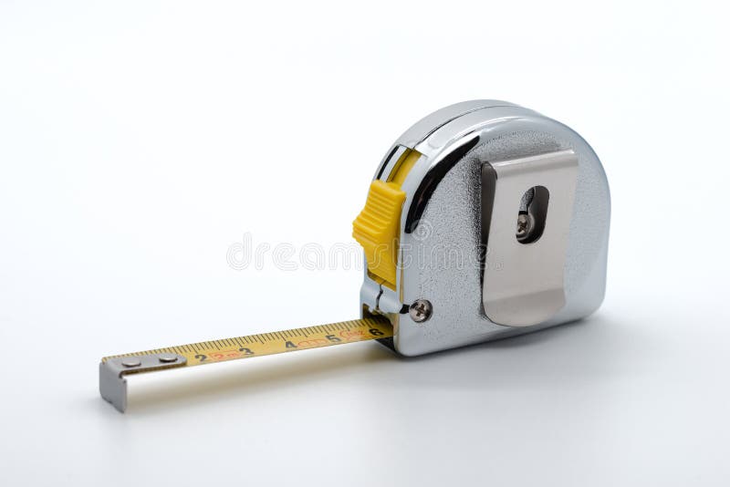 Tape measure for measuring stock image. Image of build - 255730541
