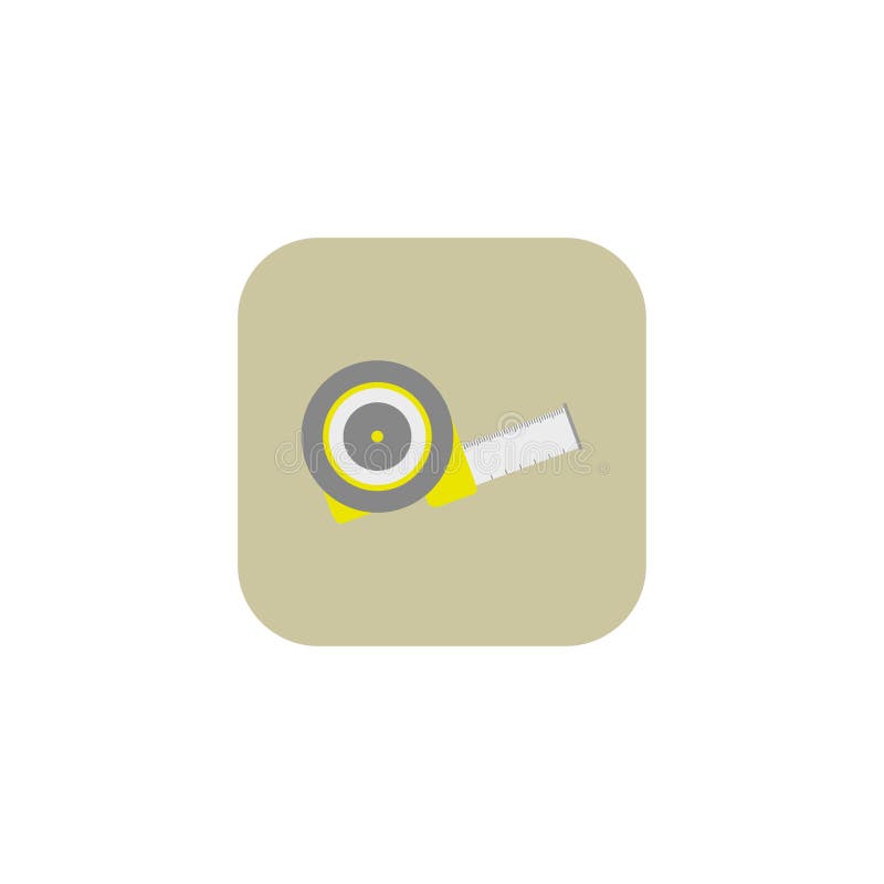 Tape Measure Ruler. Icon. Logo. Vector Illustration. EPS 10 Stock ...