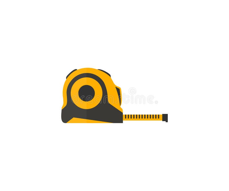 Tape Measure, Yellow Tape Measure Logo Design. Ruler, Tape Measure ...