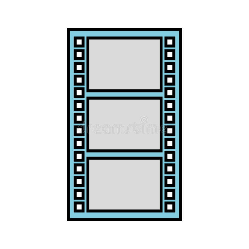 Tape record film icon stock vector. Illustration of sign - 93018420