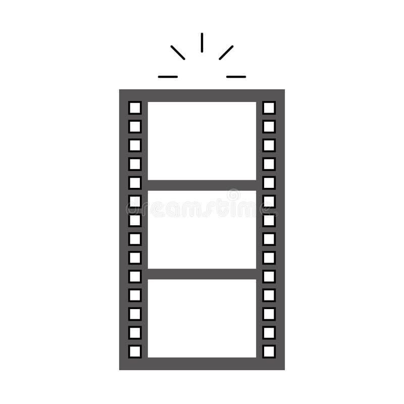 Tape record film icon stock vector. Illustration of media - 93020123