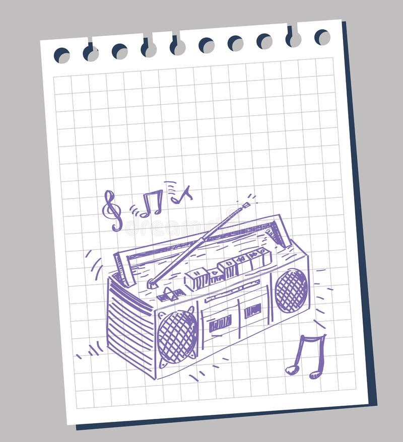 Tape Recorder Sketch Music Stock Illustrations – 384 Tape Recorder ...