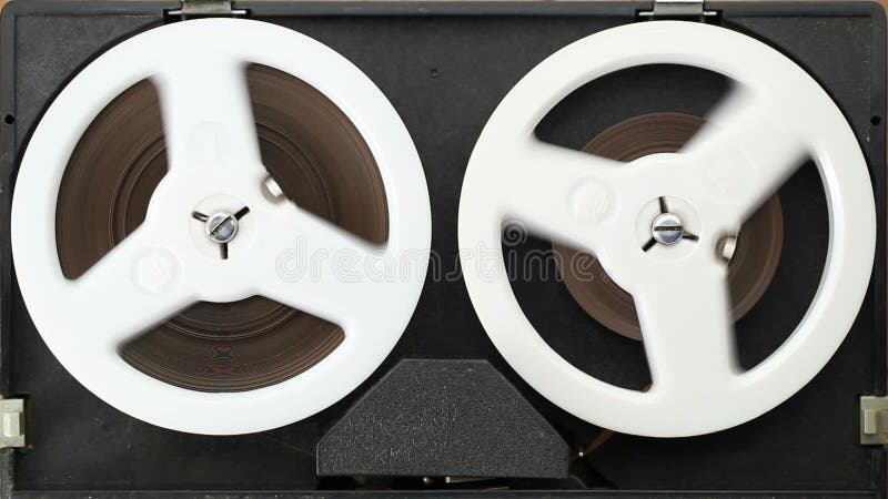 Tape recorder rewind stock footage. Video of party, dial - 38264433