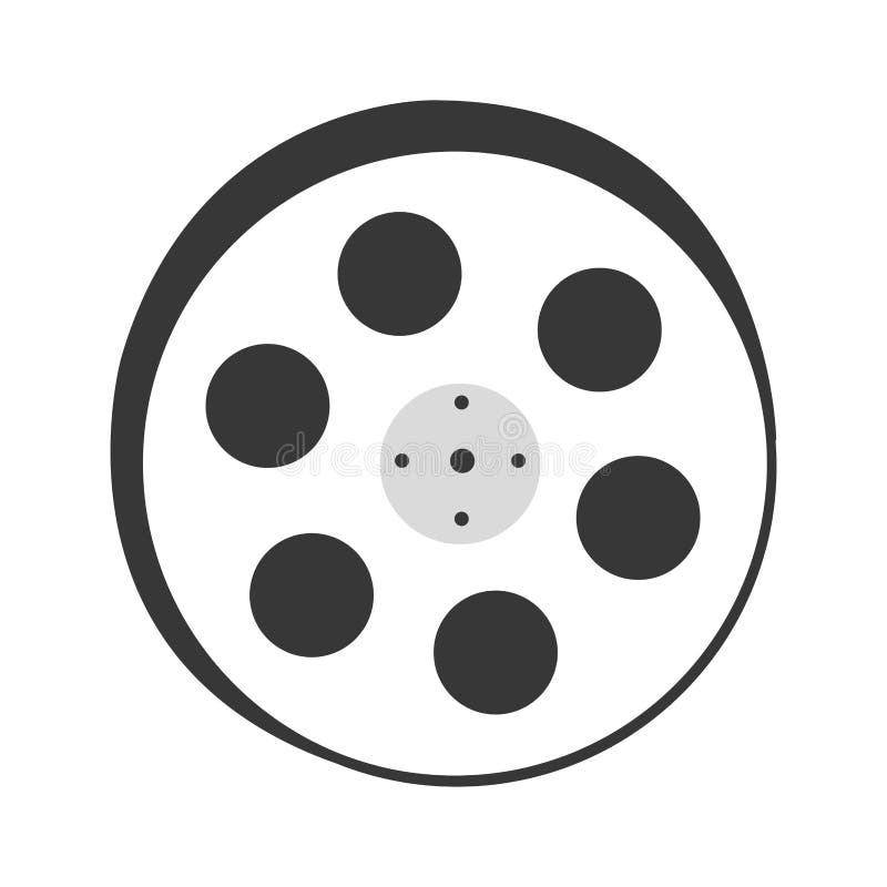 Tape reel film icon stock vector. Illustration of spool - 92948292