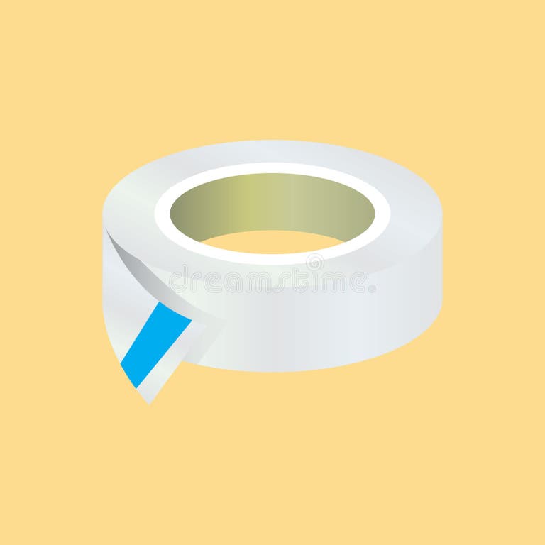Tape Roll. Vector Illustration Decorative Design Stock Vector ...