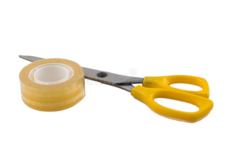 Tape And Scissors Picture. Image: 4736848