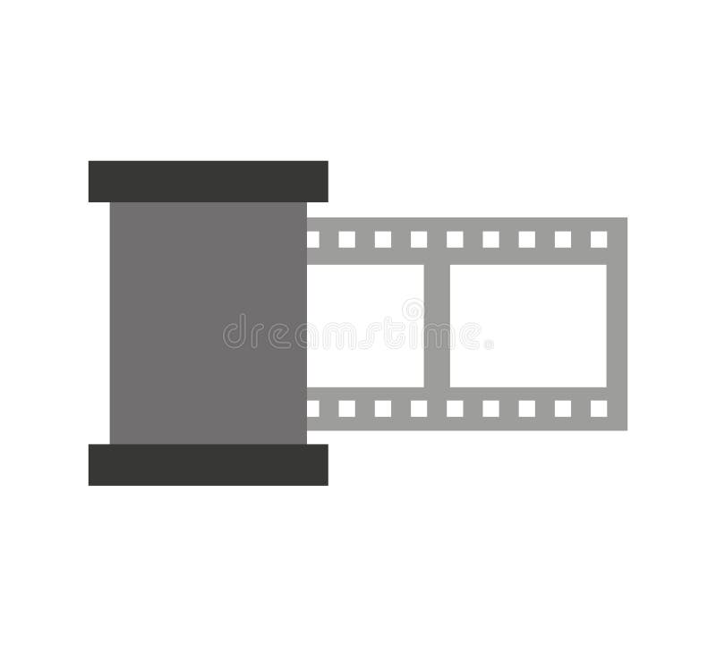 Tape Video Record Flat Icon Stock Vector - Illustration of media ...