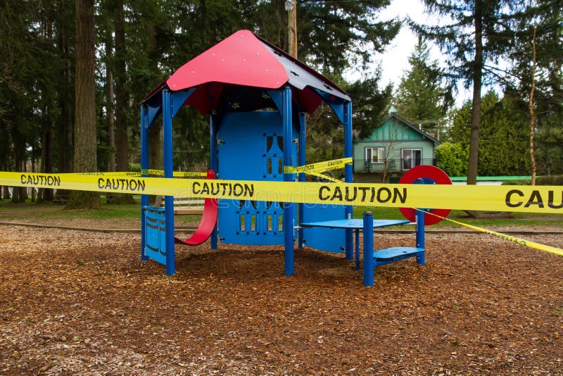 Taped off Playhouse stock photo. Image of fort, outdoors - 177780862