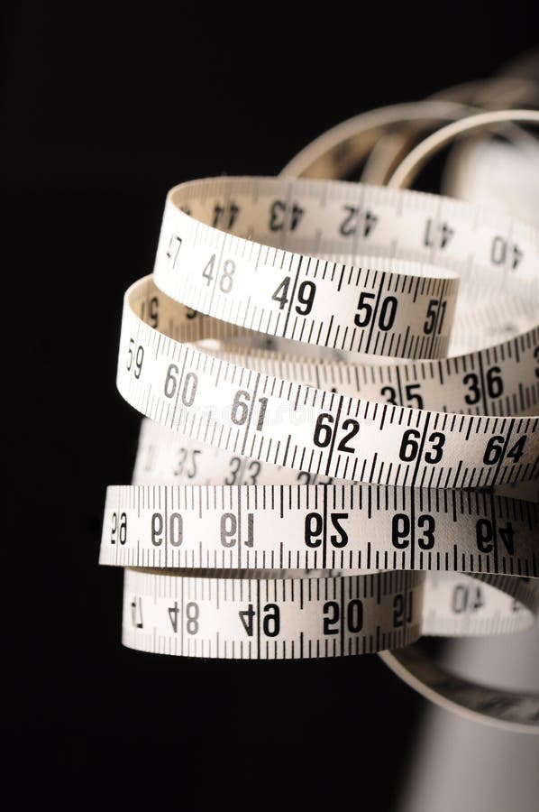 Tapeline stock photo. Image of calories, mass, black - 18721012