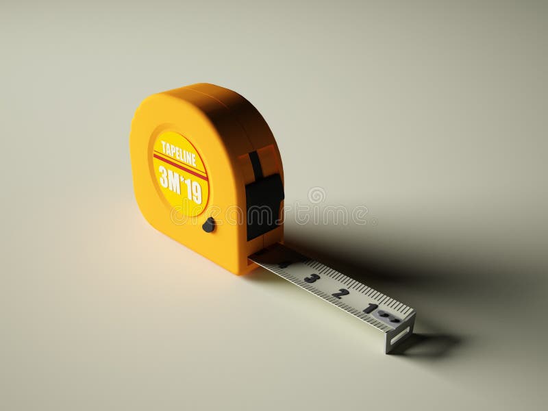 Tapeline stock illustration. Illustration of service, meter - 7335759