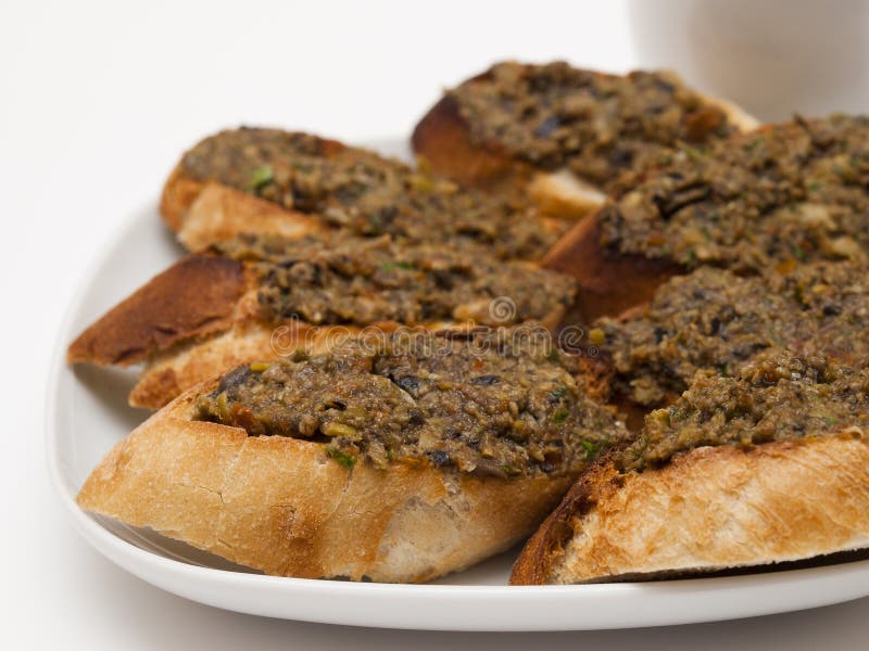 Tapenade stock photo. Image of hors, italian, pint, chopped - 50958654