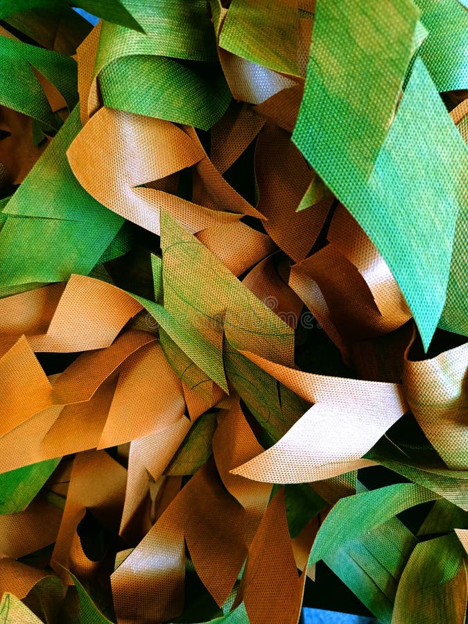 Tapes for Making Camouflage Net. Military Camouflage Net Stock Photo ...