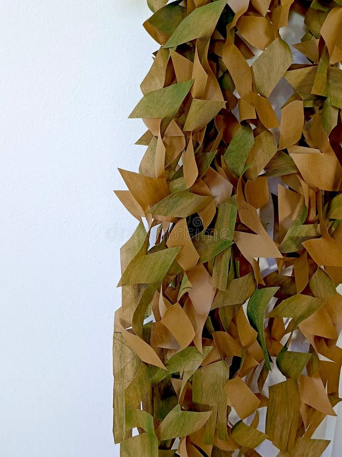 Tapes for Making Camouflage Net. Military Camouflage Net Stock Photo ...
