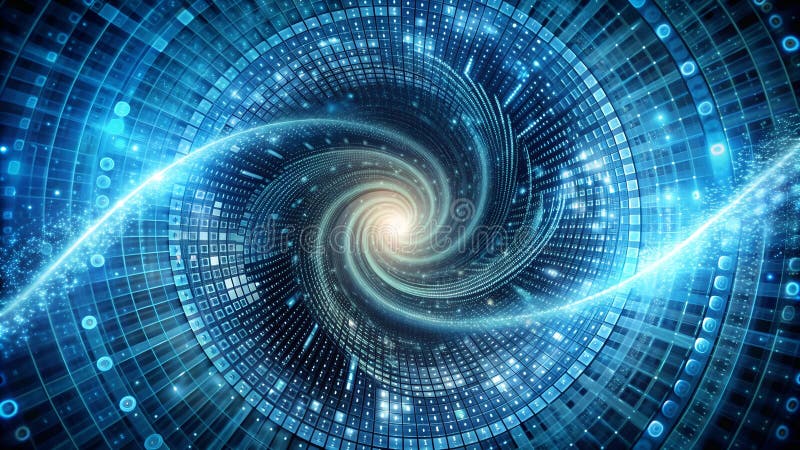 A Tapestry Of Binary Code An Abstract Depiction Of Artificial