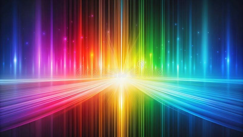 A Tapestry of Light and Color: a Colorful Abstract Exploring the ...